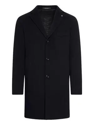 Tagliatore Wool And Cashmere Coat - Multicolor