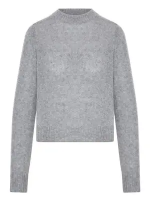 LISA YANG Solene Silk Cashmere Sweater - Gray