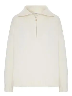 MAX MARA MAX MARA Oversized Wool Zip-Up Sweater