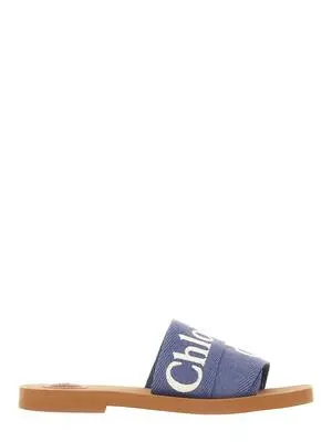 Chloé CHLOE Slip-on Slippers With Logo Detail Multicolor