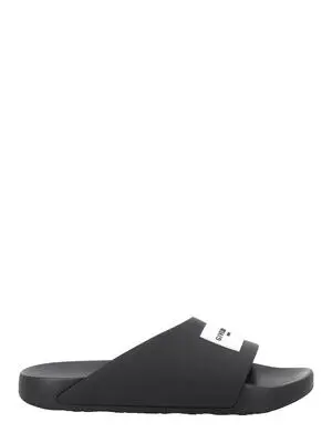 Givenchy Flat Logo Slides - Black