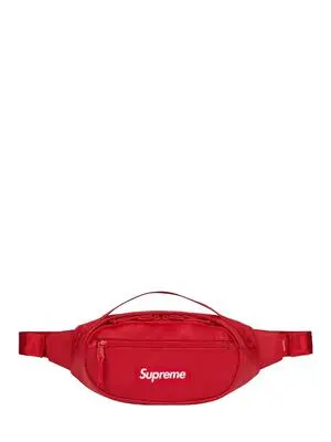 Supreme Leather Shoulder Bag - Red