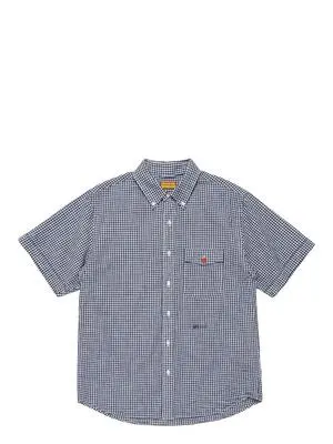 HUMAN MADE Check B.d S/s Shirt - Blue