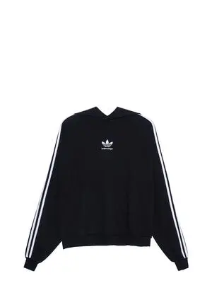 Balenciaga X Adidas Oversized Hoodie - Black