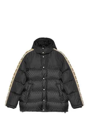 GUCCI Gucci GG Nylon Jacquard Padded Coat