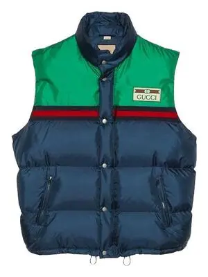 Gucci Padded Vest - Navy