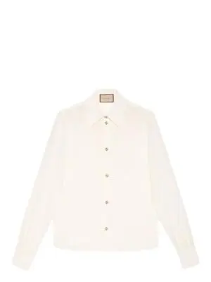 Gucci Silk Crêpe De Chine Shirt - Ivory