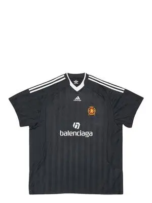 Balenciaga X Adidas Oversized Soccer T-shirt - Black