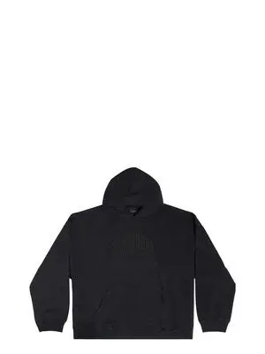 Balenciaga Wide Fit Hoodie - Black