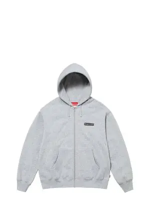 Supreme Spread Zip Up Hooded Sweatshirt - Grey
