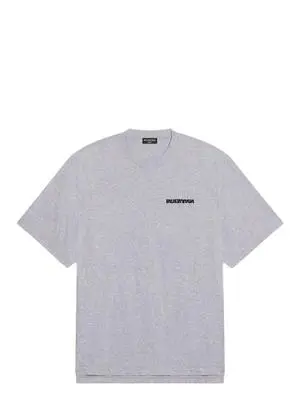 Balenciaga Turn Slit T-shirt 'grey Black - Grey/black