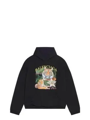 Balenciaga Balenciaga Year Of The Tiger FBI Reversible Hoodie Navy