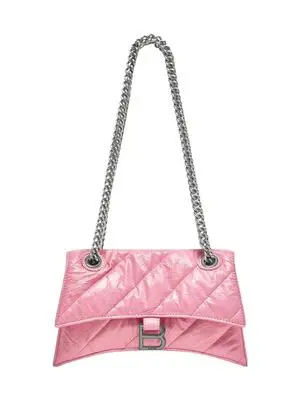 Balenciaga Crush Small Chain Bag - Pink