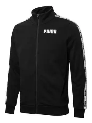 PUMA Printed Regular Fit Bomber Jacket - Black
