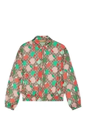 Gucci Les Pommes Nylon Shirt Jacket - Tan