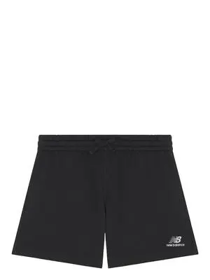 NEW BALANCE French Terry Shorts - Black