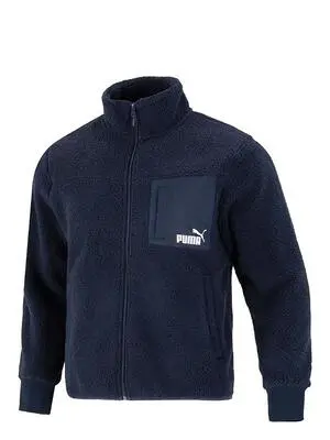 PUMA Relaxed Sherpa Jacket - Navy
