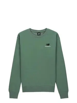 NEW BALANCE Unissentials French Terry Crewneck Sweatshirt - Dark Juniper
