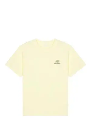 NEW BALANCE New Balance Unissentials Cotton T-shirt Asia Sizing 'light Yellow' Light Yellow