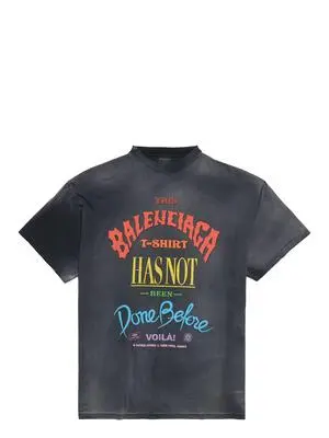 Balenciaga Not Been Done T-shirt Oversized - Black
