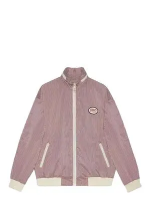 Gucci Striped Zip-up Jacket - Red
