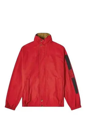 Gucci Reversible Logo Arm Hooded Jacket - Red