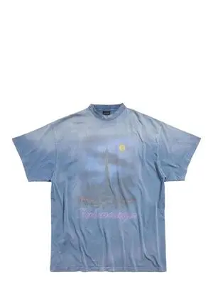 Balenciaga Moon T-shirt - Blue