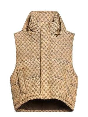Balenciaga X Gucci The Hacker Project Hacker Cocoon Puffer Gilet Vest - Beige