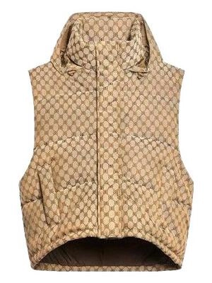 Balenciaga X Gucci The Hacker Project Hacker Cocoon Puffer Gilet Vest - Beige
