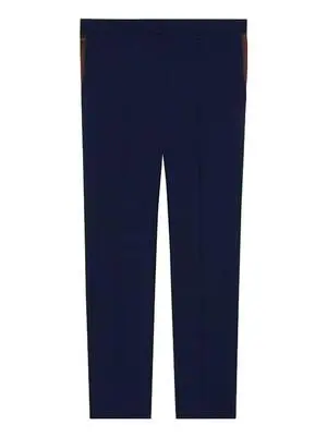 Gucci Wool Mohair Trousers - Blue