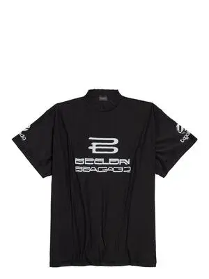 Balenciaga Ai Generated Inside-out T-shirt - Black