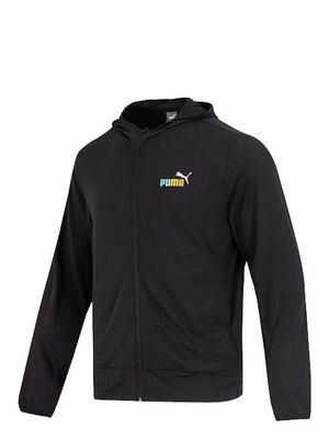 PUMA Zip-up Hooded Jacket - Black