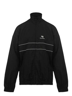 Balenciaga Sporty B Track Jacket - Black