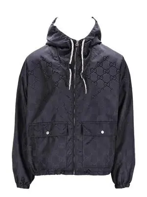 Gucci Gg Nylon Canvas Jacket - Black