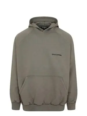 Balenciaga Strike 1917 Oversized Hoodie - Khaki