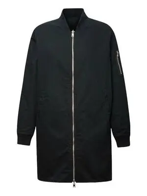CONVERSE Reversible Long Bomber Jacket - Black