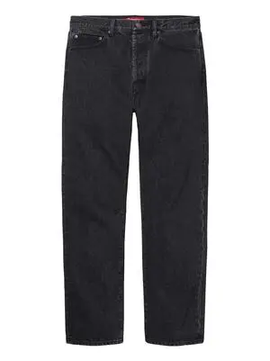 Supreme Stone Washed Slim Jean - Black