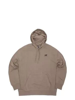NEW BALANCE French Terry Hoodie - Brown