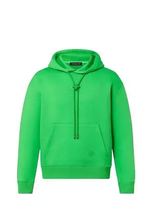 LOUIS VUITTON Monogram Flower Stopper Cotton Hoodie - Green
