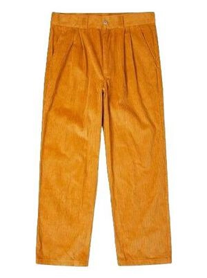 CONVERSE Converse Corduroy Double Pleat Chino Pant Asia Sizing 'orange' Orange