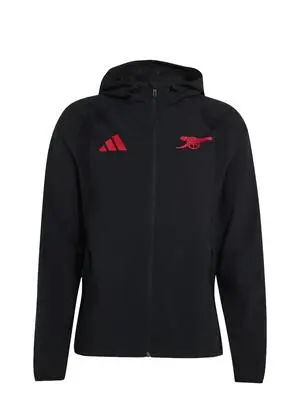 Adidas Arsenal Fc Tiro Travel Windbreaker - Black