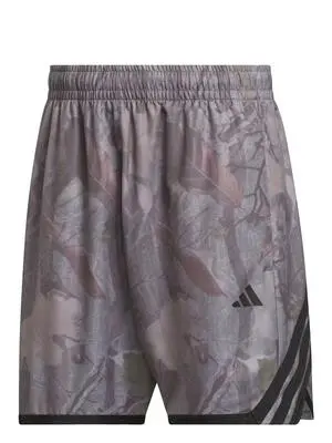 Adidas Camouflage Print Athletic Shorts - Alumina