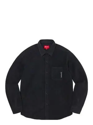 Supreme X Polartec Button Up Shirt - Black