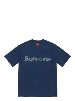 Supreme Ss23 Week12 Animal Kingdom T-shirt - Navy