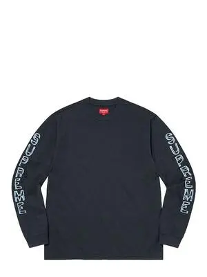 Supreme Cut Out L/s Top - Navy