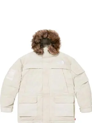 Supreme X The North Face Suede 600-fill Down Parka Jacket - Beige