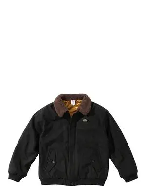 Supreme Supreme LACOSTE Wool Bomber Jacket Black