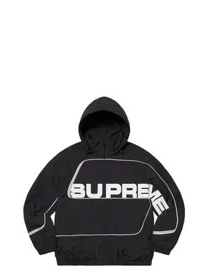 Supreme Paneled Track Jacket - Black/white