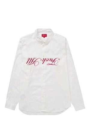 Supreme Jamie Reid Fuck All Shirt 'white Red - White/red