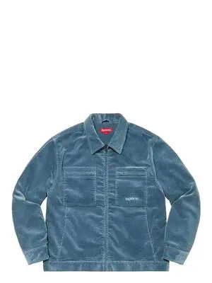 Supreme Corduroy Zip Jacket - Teal